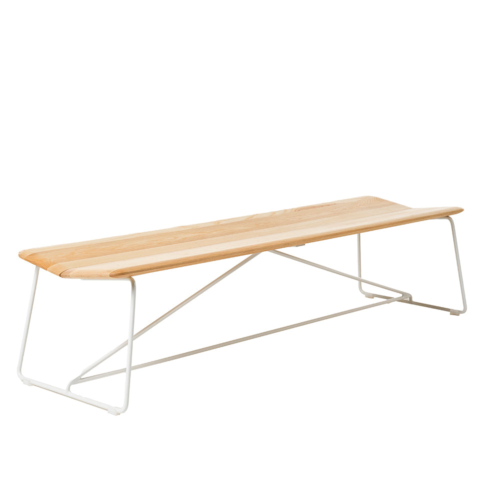 Gus Aero Bench - White – M+Co Living