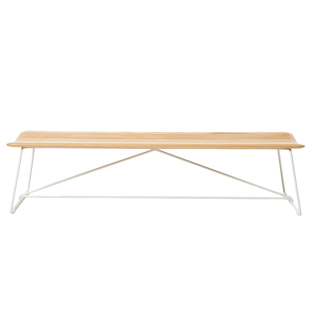 Gus Aero Bench - White – M+Co Living